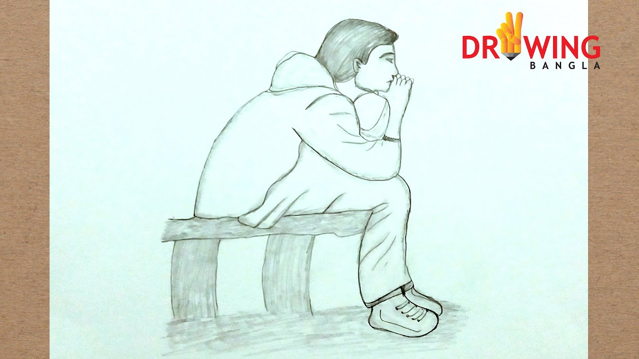 Sad Boy And Girl Drawing