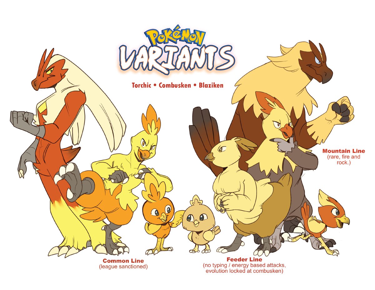 Torchic Combusken Blaziken