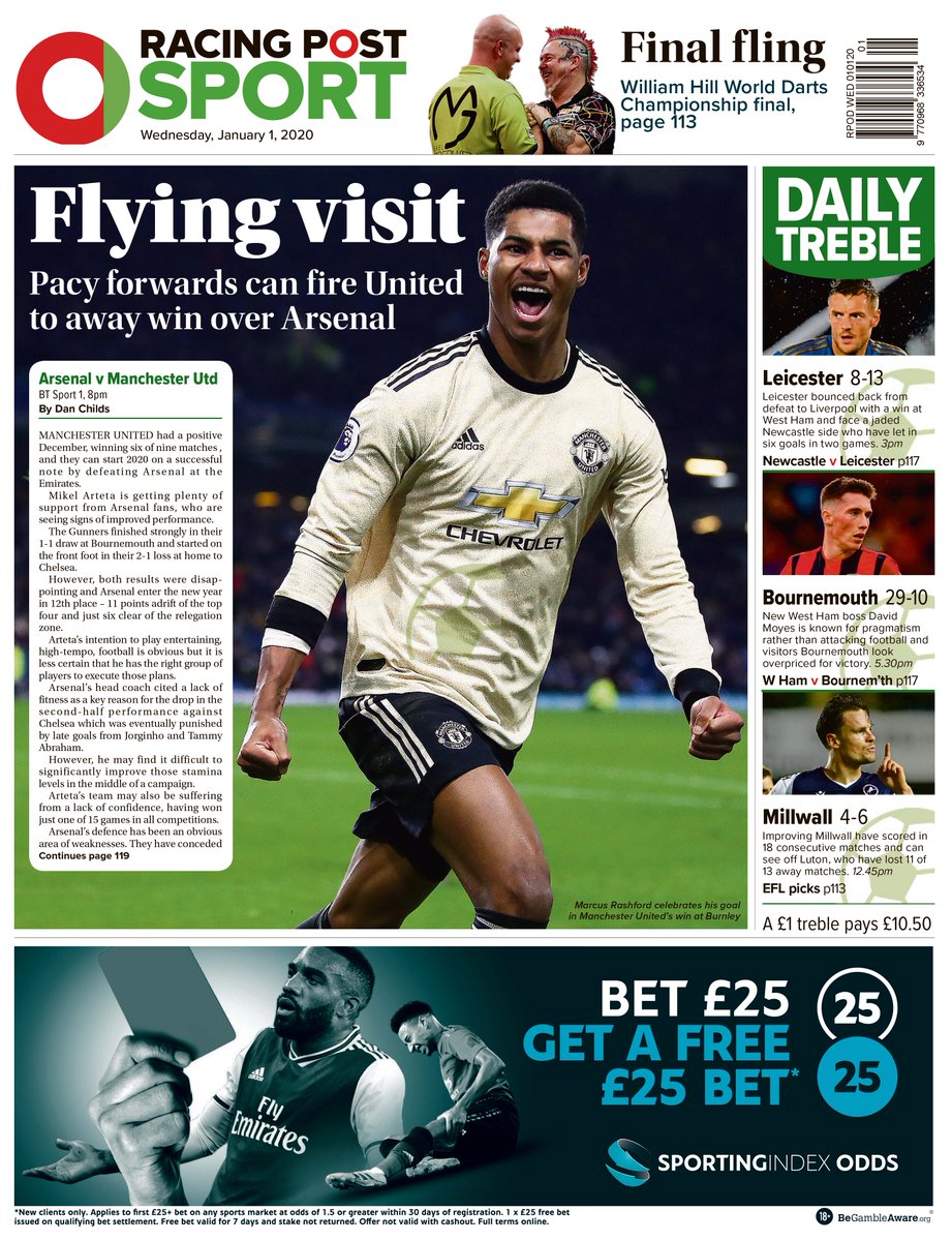 ? TODAY’S RACING POST: ? Wednesday 1st January ? 2020 begins with a ...