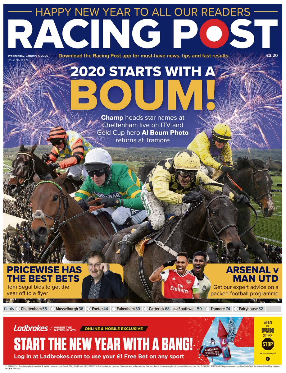 ? TODAY’S RACING POST: ? Wednesday 1st January ? 2020 begins with a ...