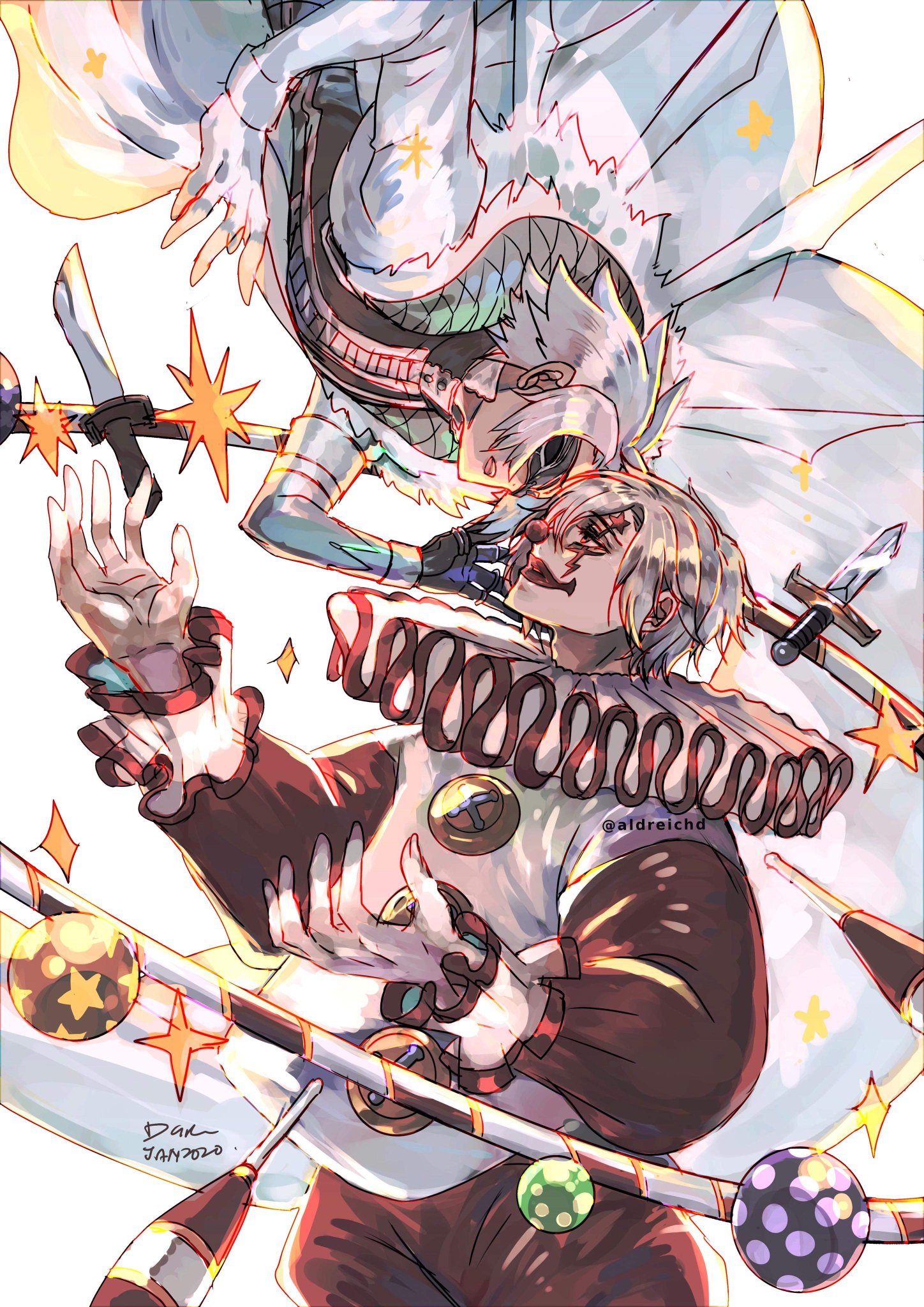 D Gray Man Allen Crown Clown