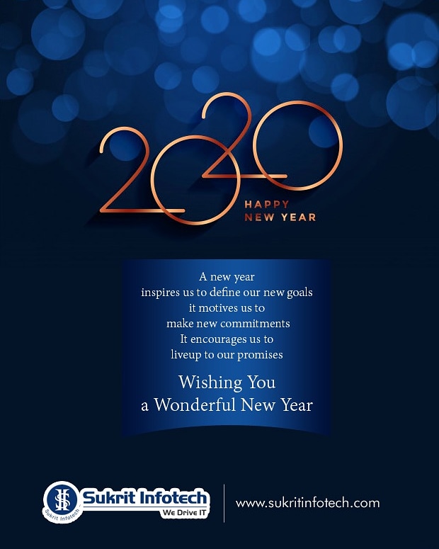 Sukrit Infotech on Twitter: "Let all your dreams come true this year, I wish a very Happy New ...