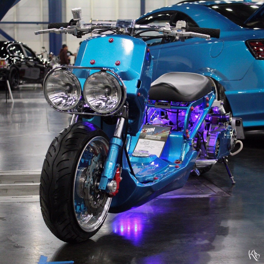 Purple Custom Honda Ruckus