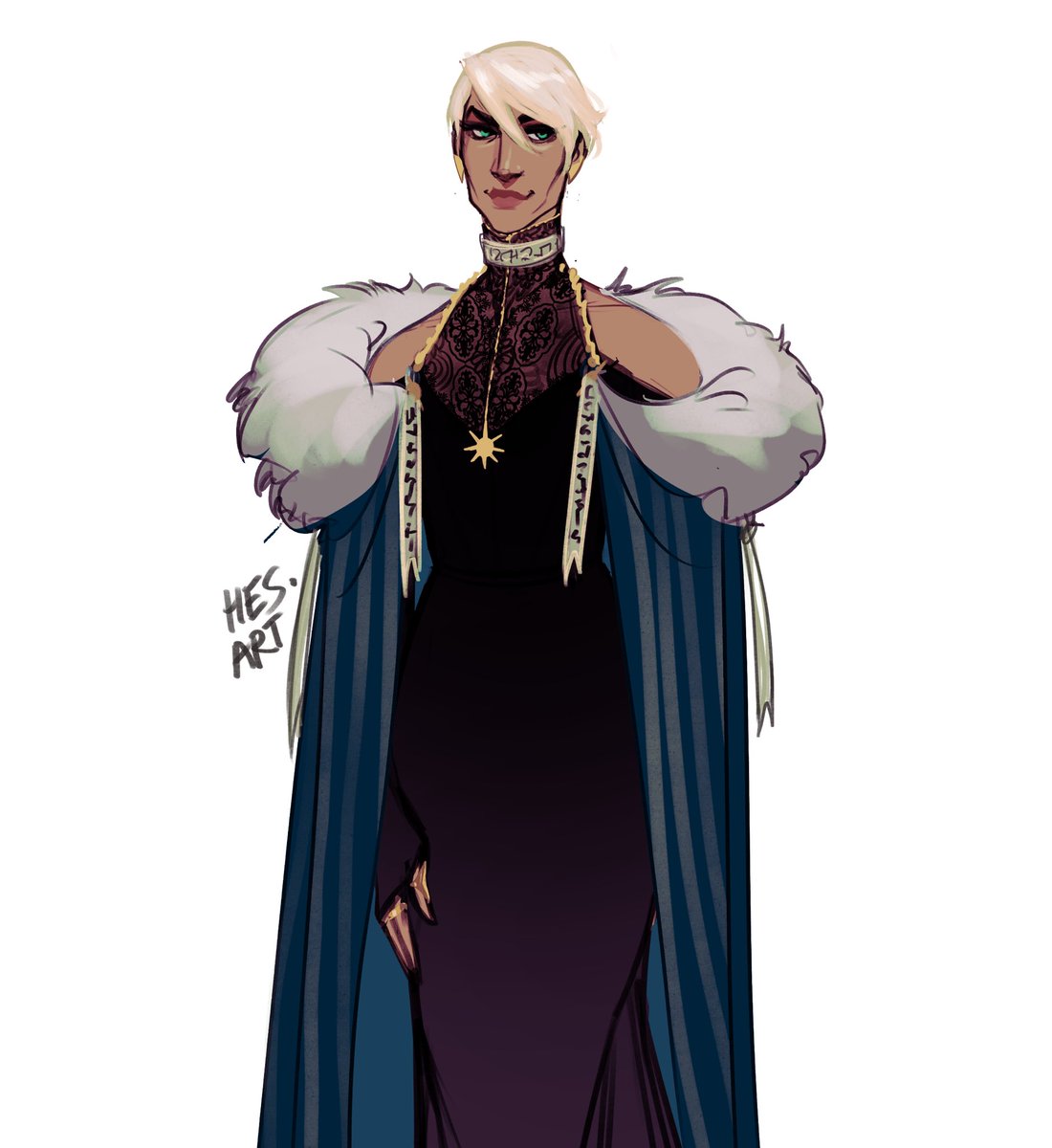 「Breagha (bree-ah) is a sorceress who wen」|SB 🌌のイラスト