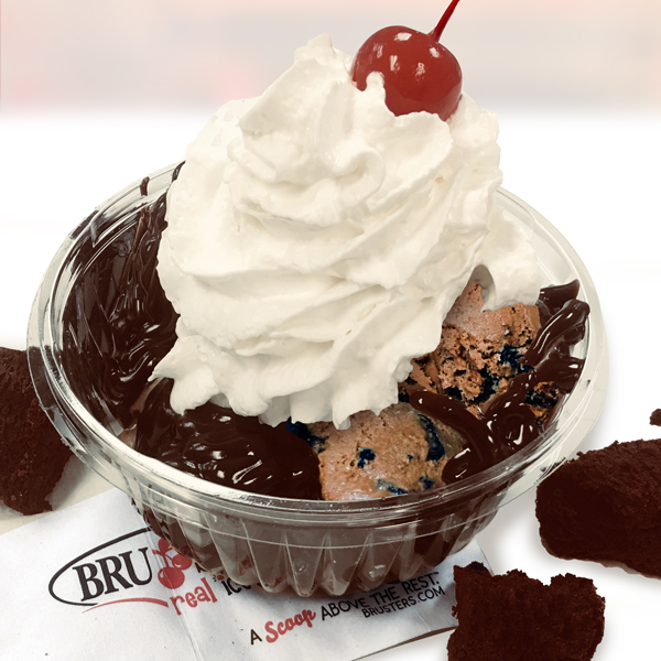Hot Fudge Brownie Sundae