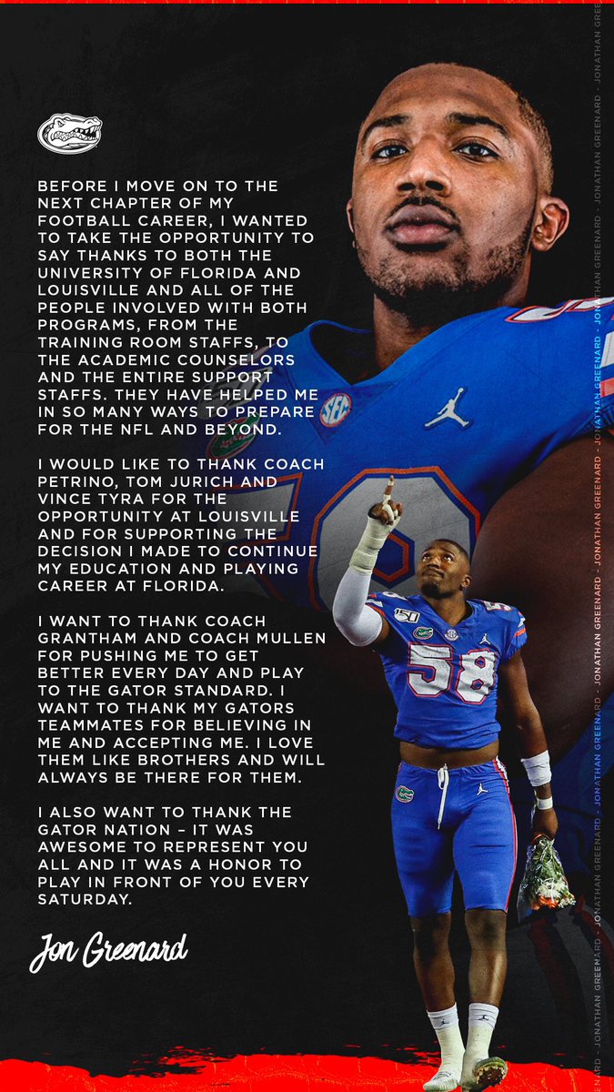 Florida LB Jonathan Greenard declares for the NFL Draft : r/CFB