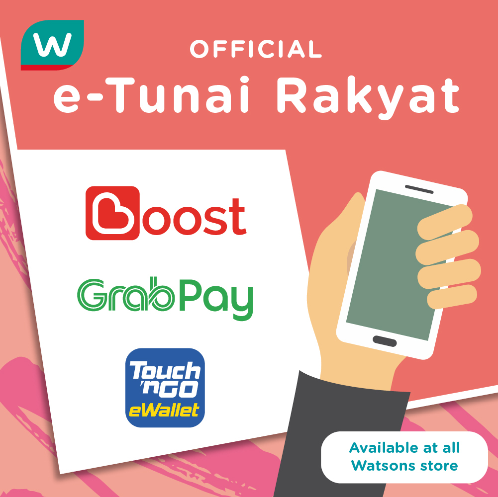 Watsons Malaysia on Twitter: "Watsons Malaysia is proud to accept Boost, GrabPay & Touch ‘n Go ...