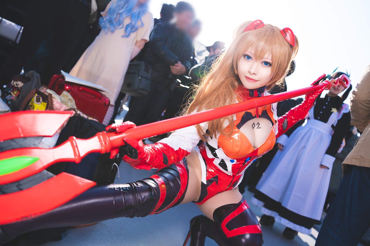 輝夜@超会議お疲れ様でした on Twitter: "RT @Unknown_Yaris: [Cosplay / #C97] エヴァンゲリオン新劇場版 式波・アスカ・ラングレー (フレア ...