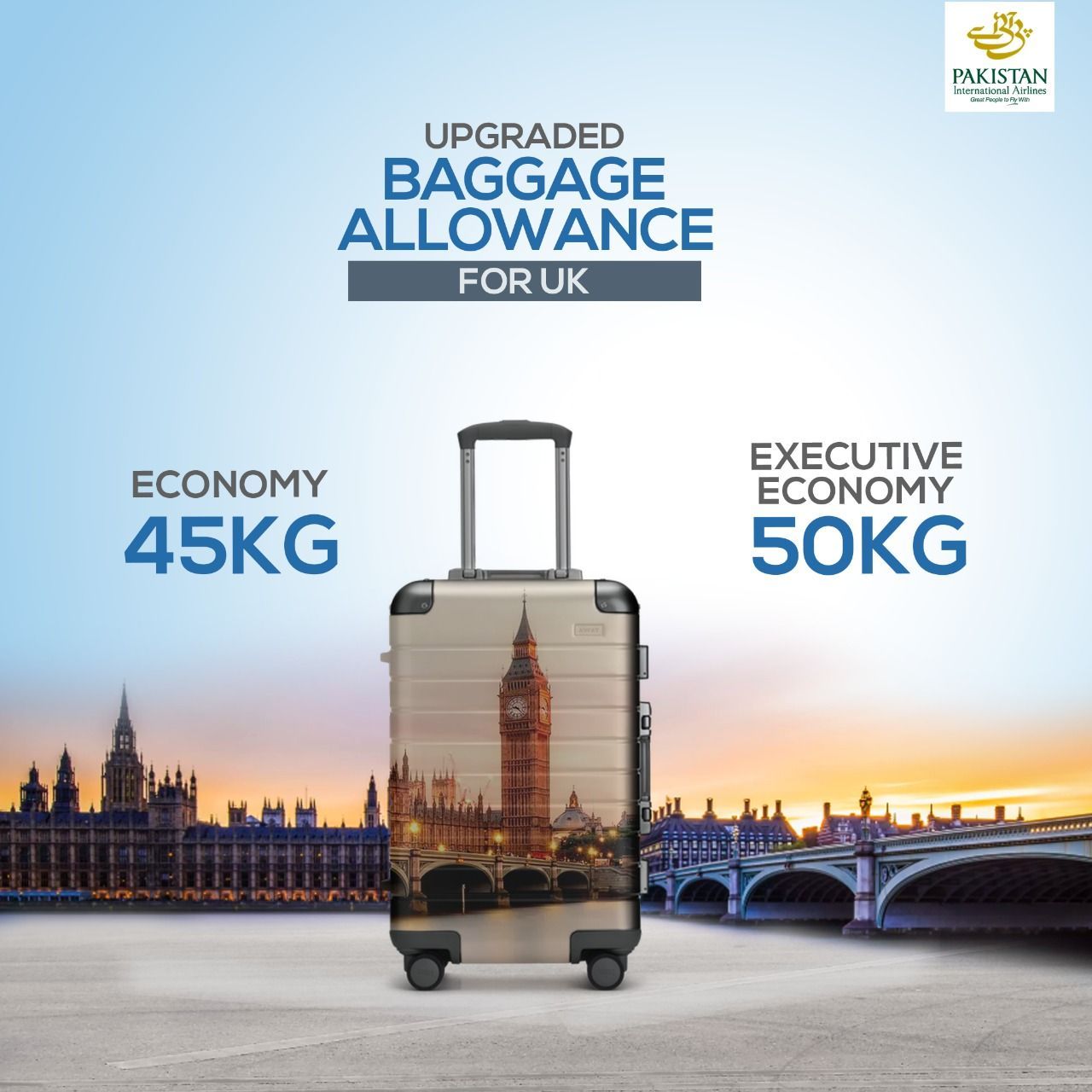 Pia airline baggage allowance store
