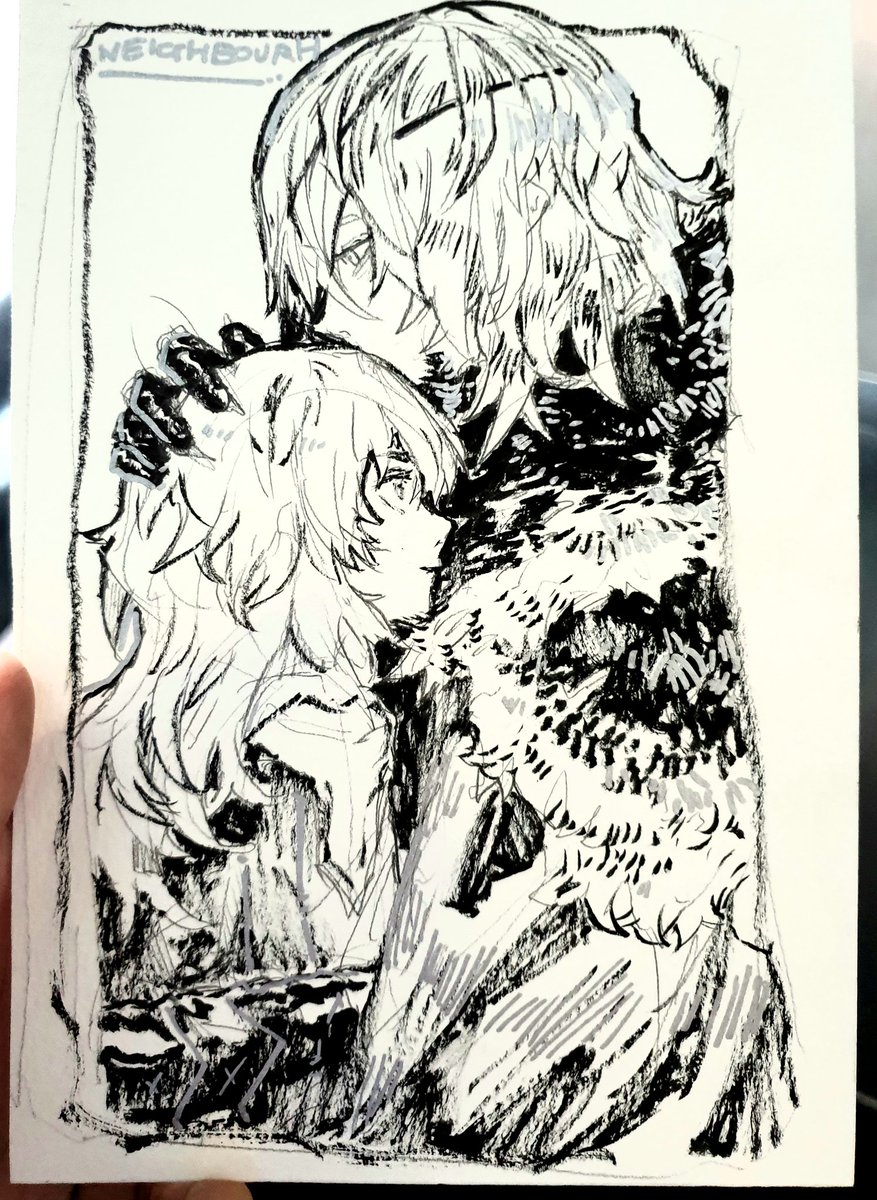 「I was commissioned to draw Dimileth! 」Neighbourhの漫画