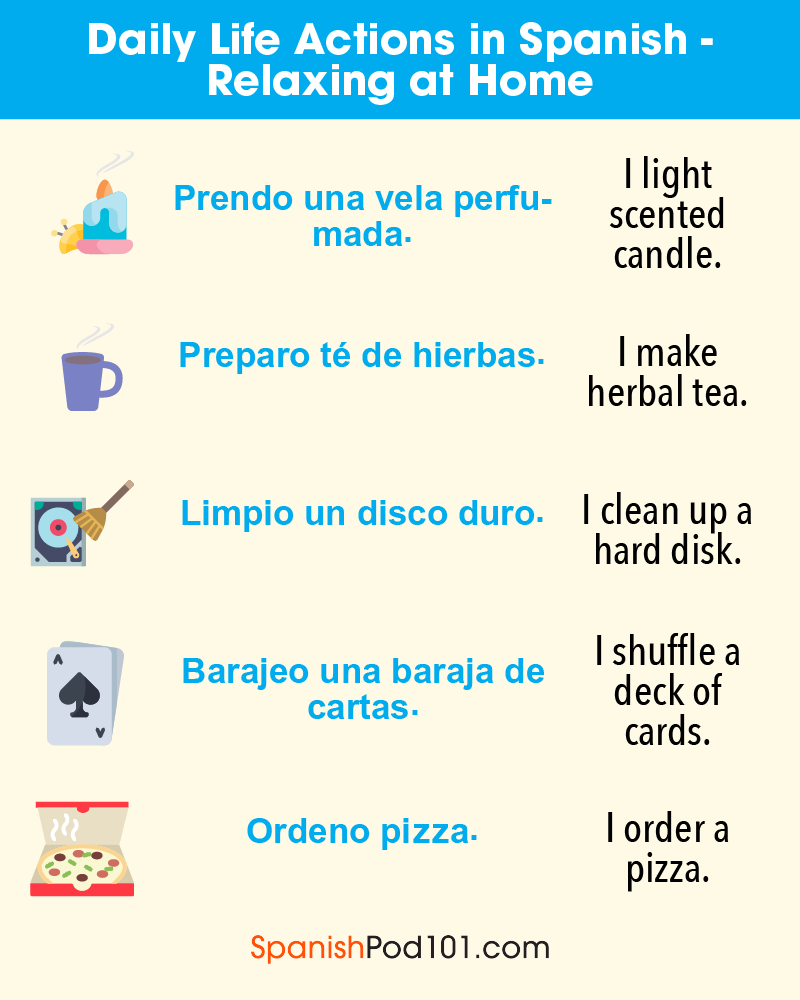 Daily Routines In Spanish