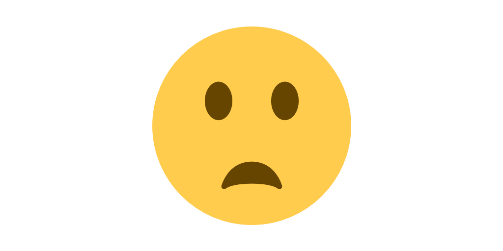 Scowl Face Emoticon