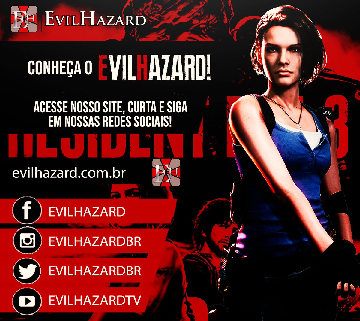 EvilHazard on Twitter: "Que tal ser o primeiro a jogar o novo RE3, na sua plataforma preferida e ...