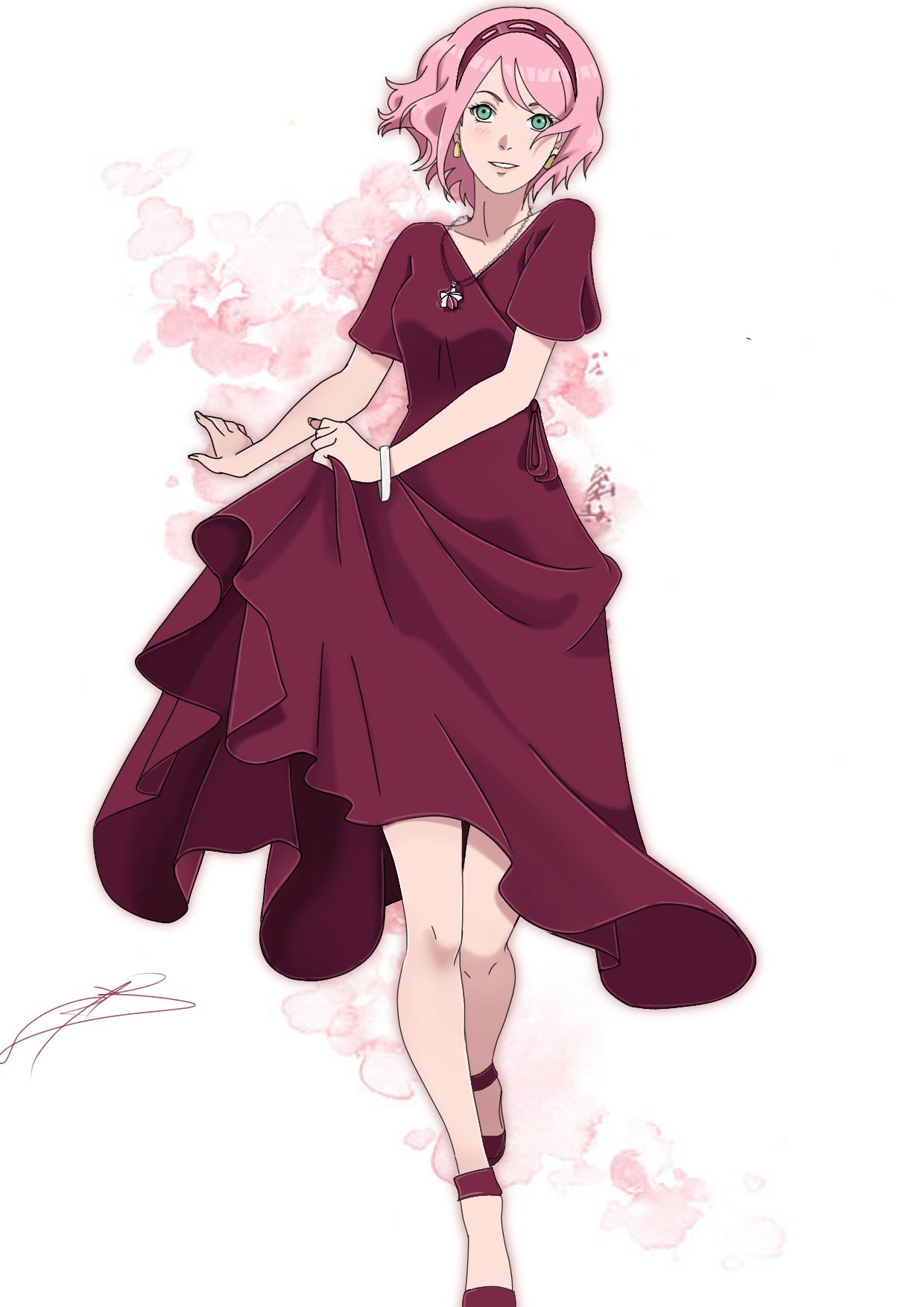 Sakura Haruno Wedding Dress