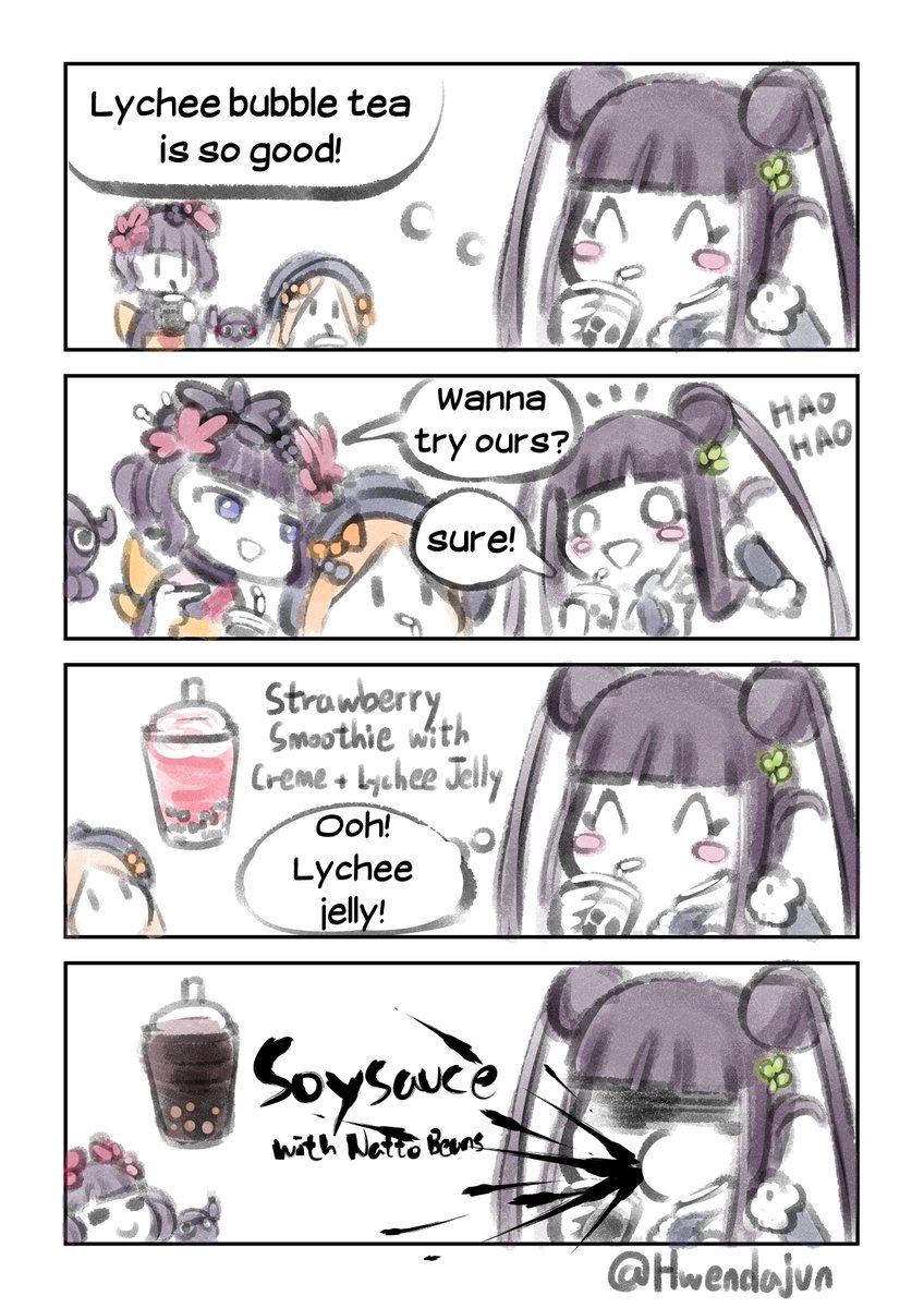 「Foreigners try Bubble Tea 포리너들이 버블티를 한번 마셔봤다 English versio」Hwenda ...