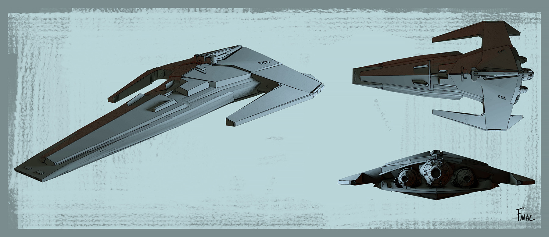 Sci Fi Bounty Hunter Ship