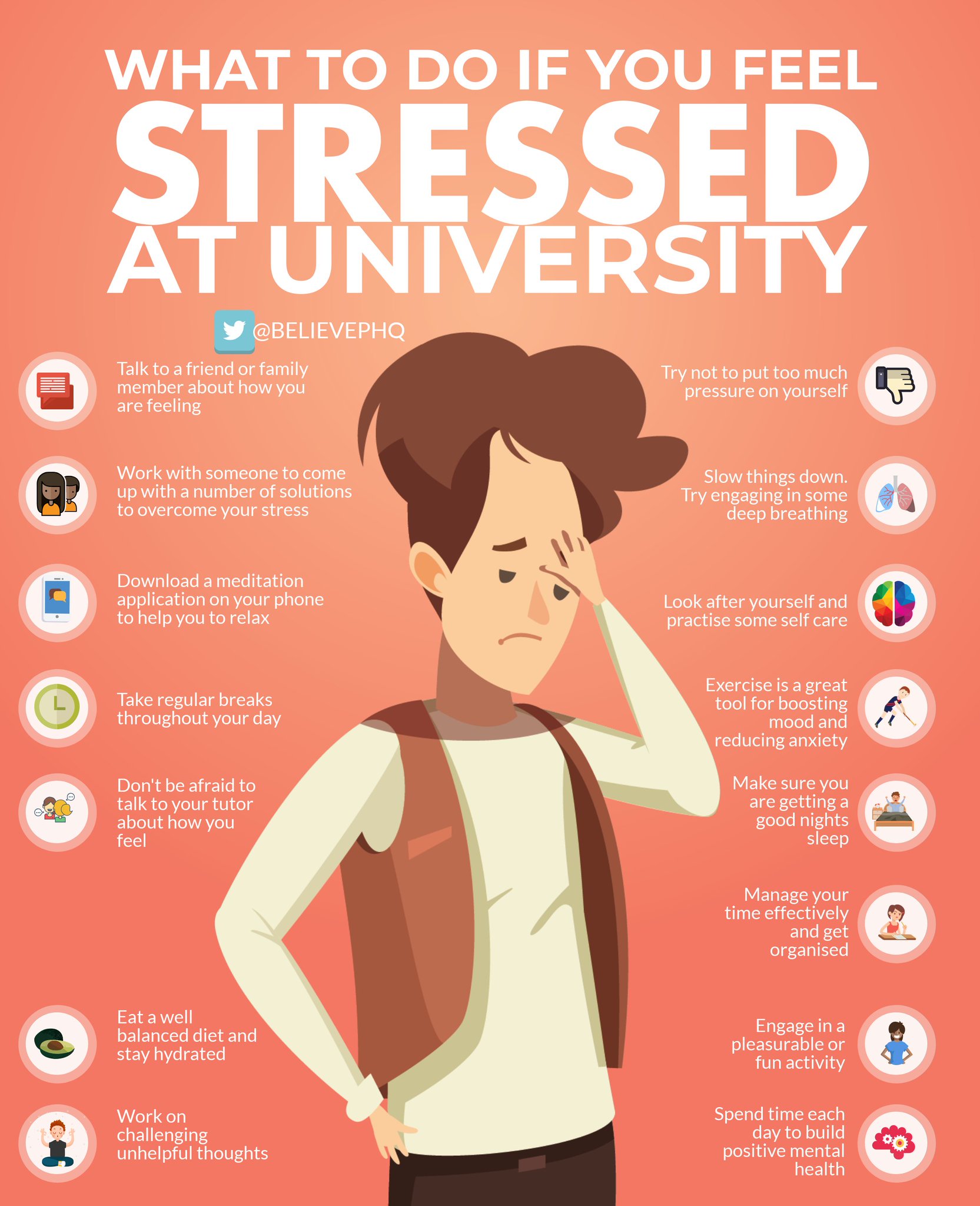 Believeperform On Twitter What To Do If You Feel Stressed At