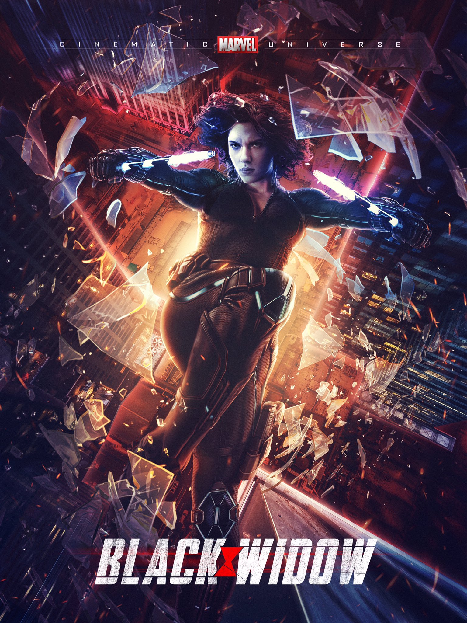 Black Widow Avengers Poster