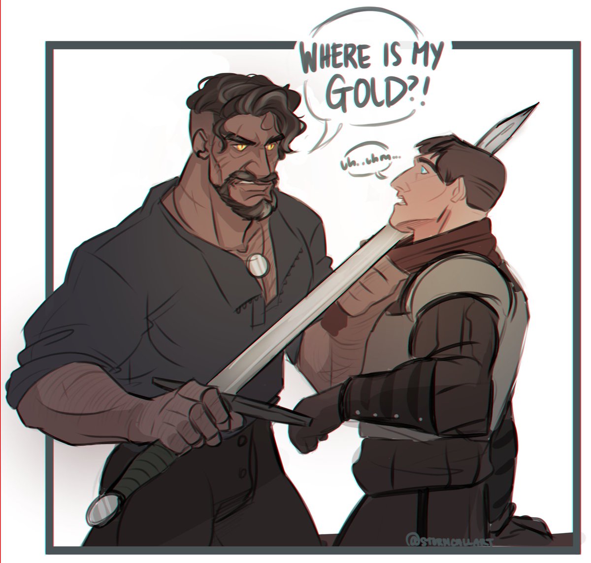 「Didn't have time to do a full drawing so here's a doodle of 」 𝕾𝖙𝖔𝖗𝖒 の漫画