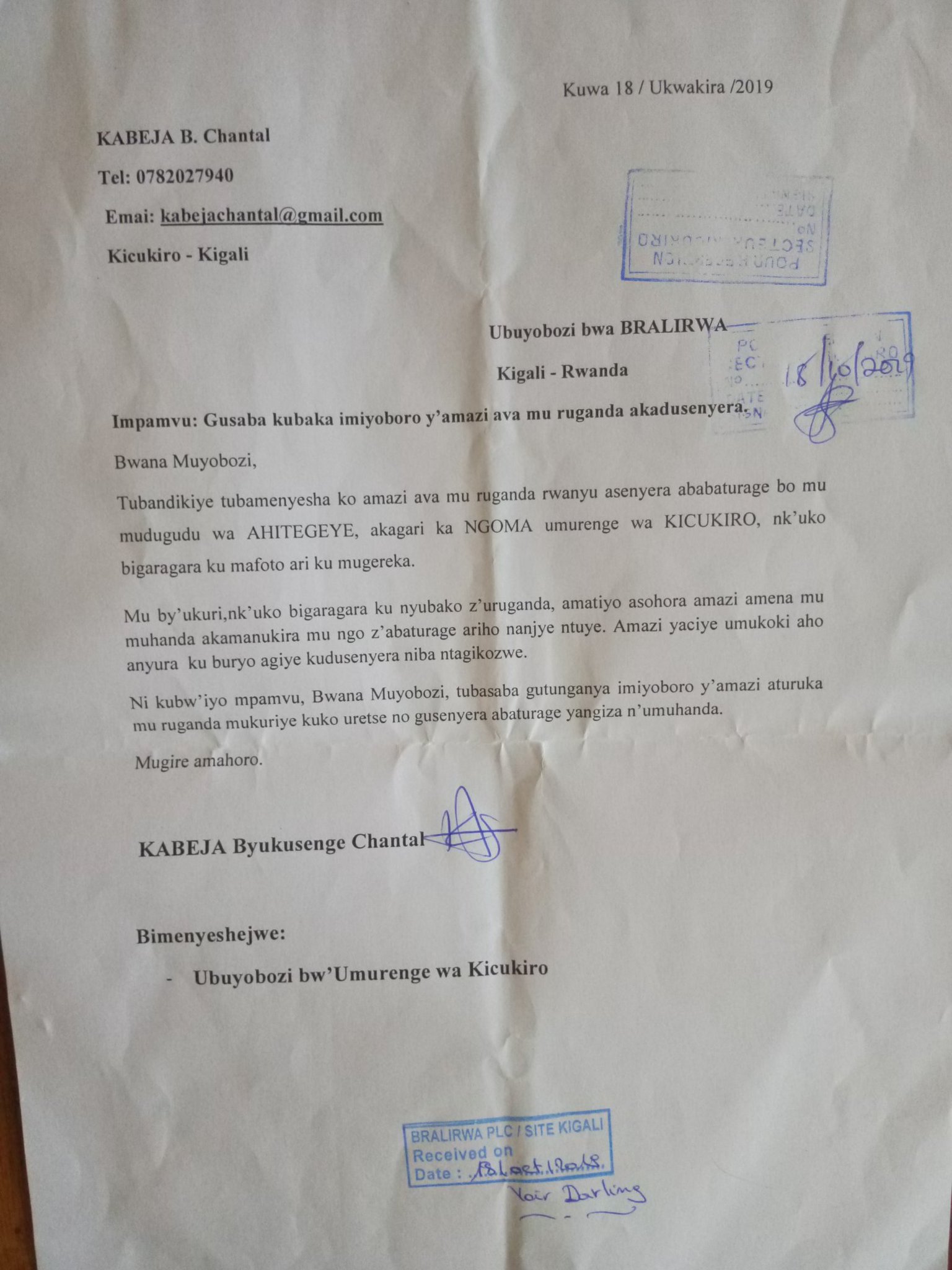 Kabeja on Twitter: "None dufite impungenge ko season y'imvura igiye kongera gutangira ntagikozwe ...