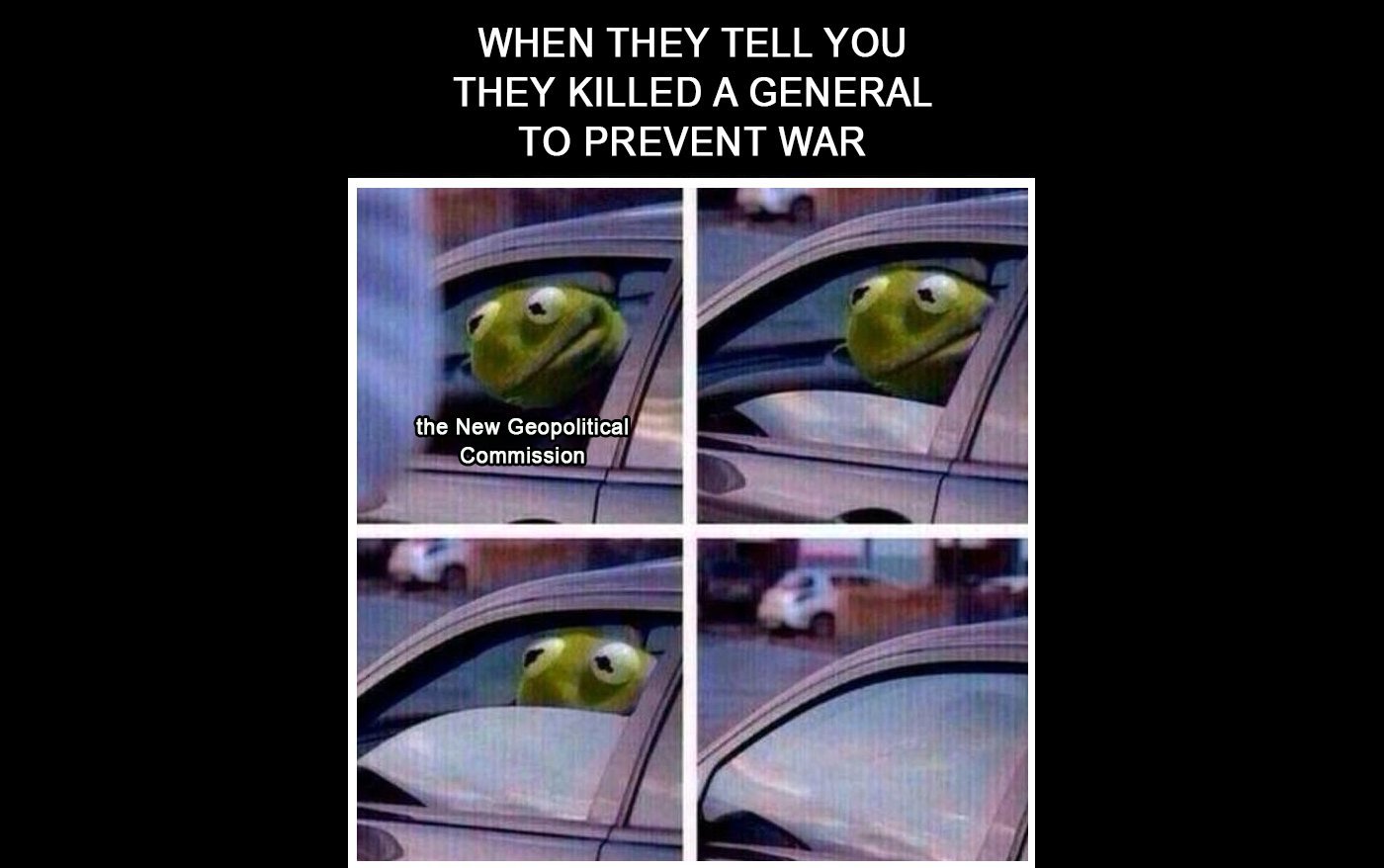 Kermit The Frog Rolling Up Window