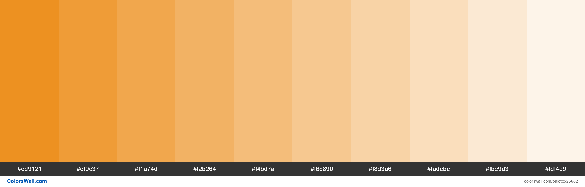 Light Orange Color Code