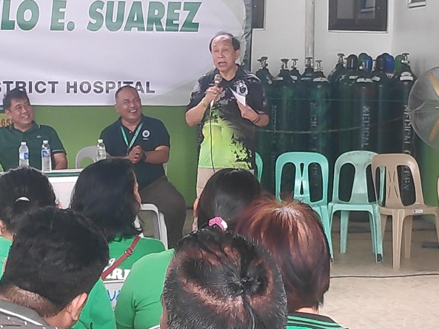 Quezon Gov. Danilo Suarez made ocular inspections to the Sampaloc ...