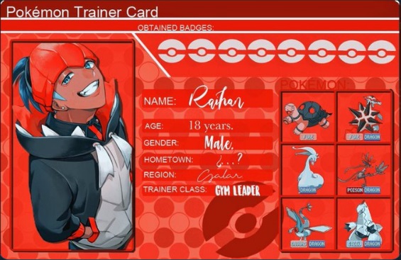 Raihan pokemon team - darelolost