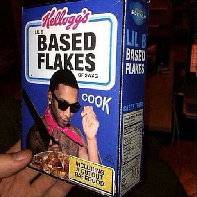 Lil B Eating