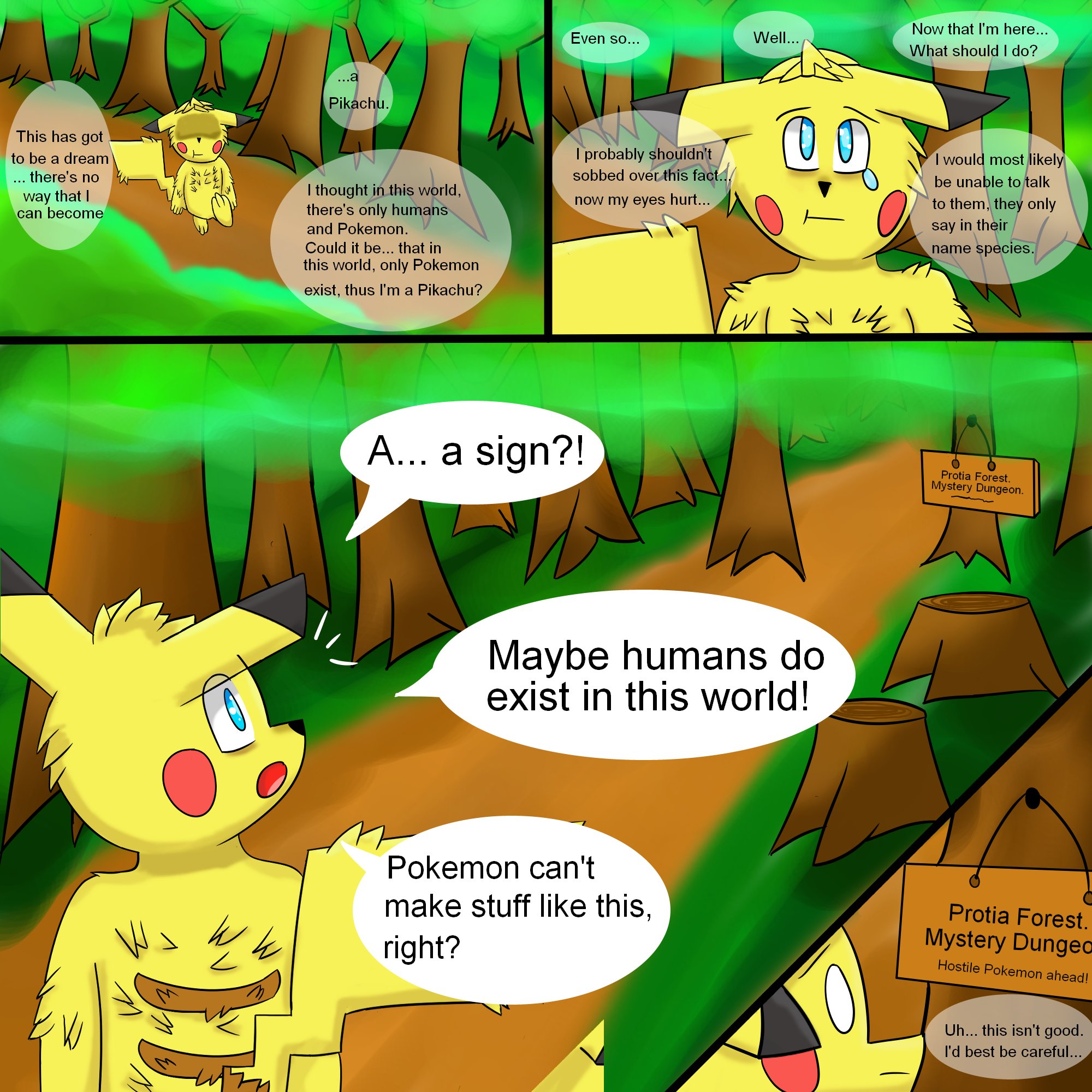 Ash Turns Into A Pikachu Comic