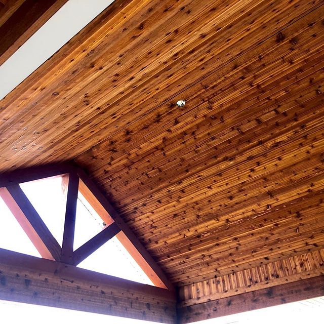 Cedar Vaulted Ceiling