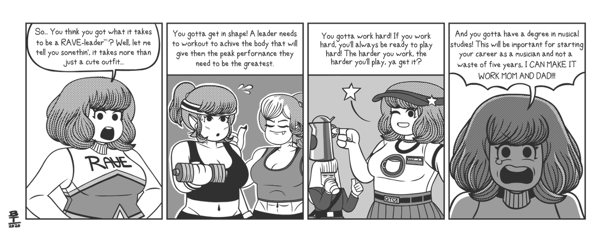 「Handy tips for becoming a RAVE-leader™! 」Some Donkusの漫画