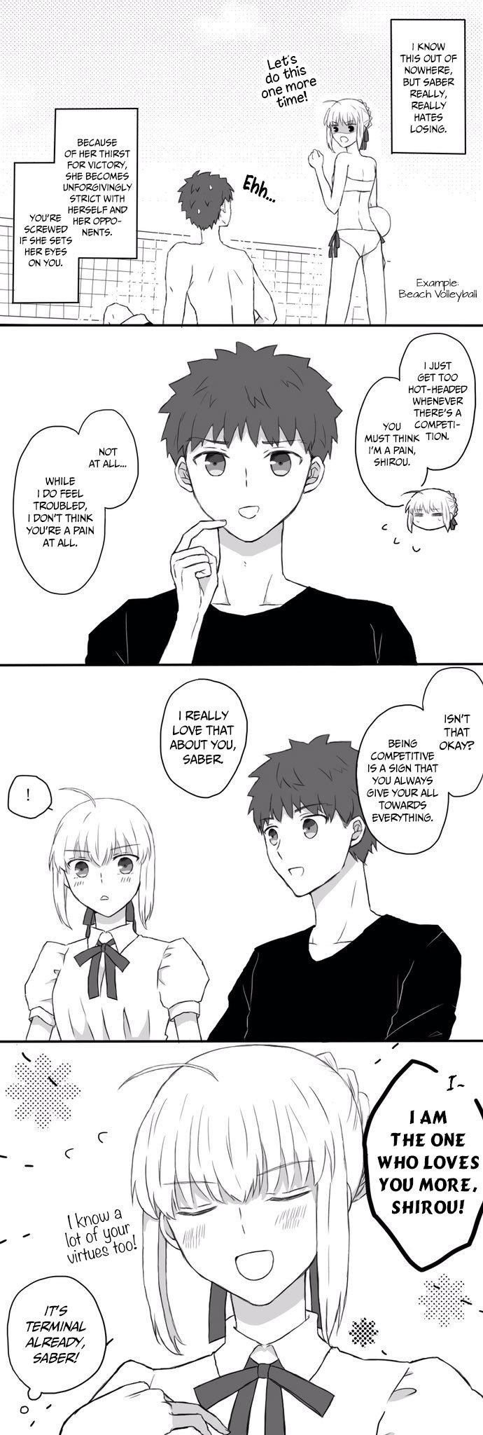 Shirou X Saber