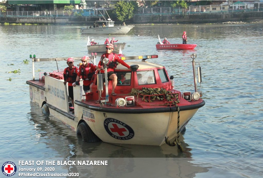 LOOK: Three rescue boats and an amphibian of the Philippine Red Cross ...