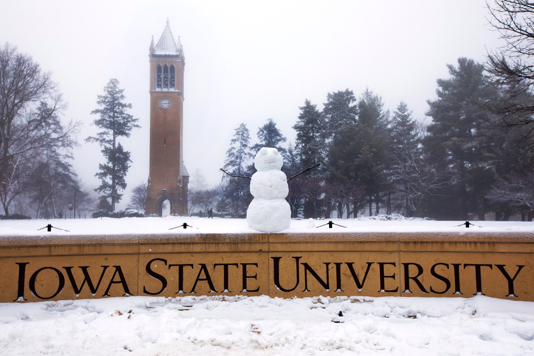 Iowa State University Campus Winter