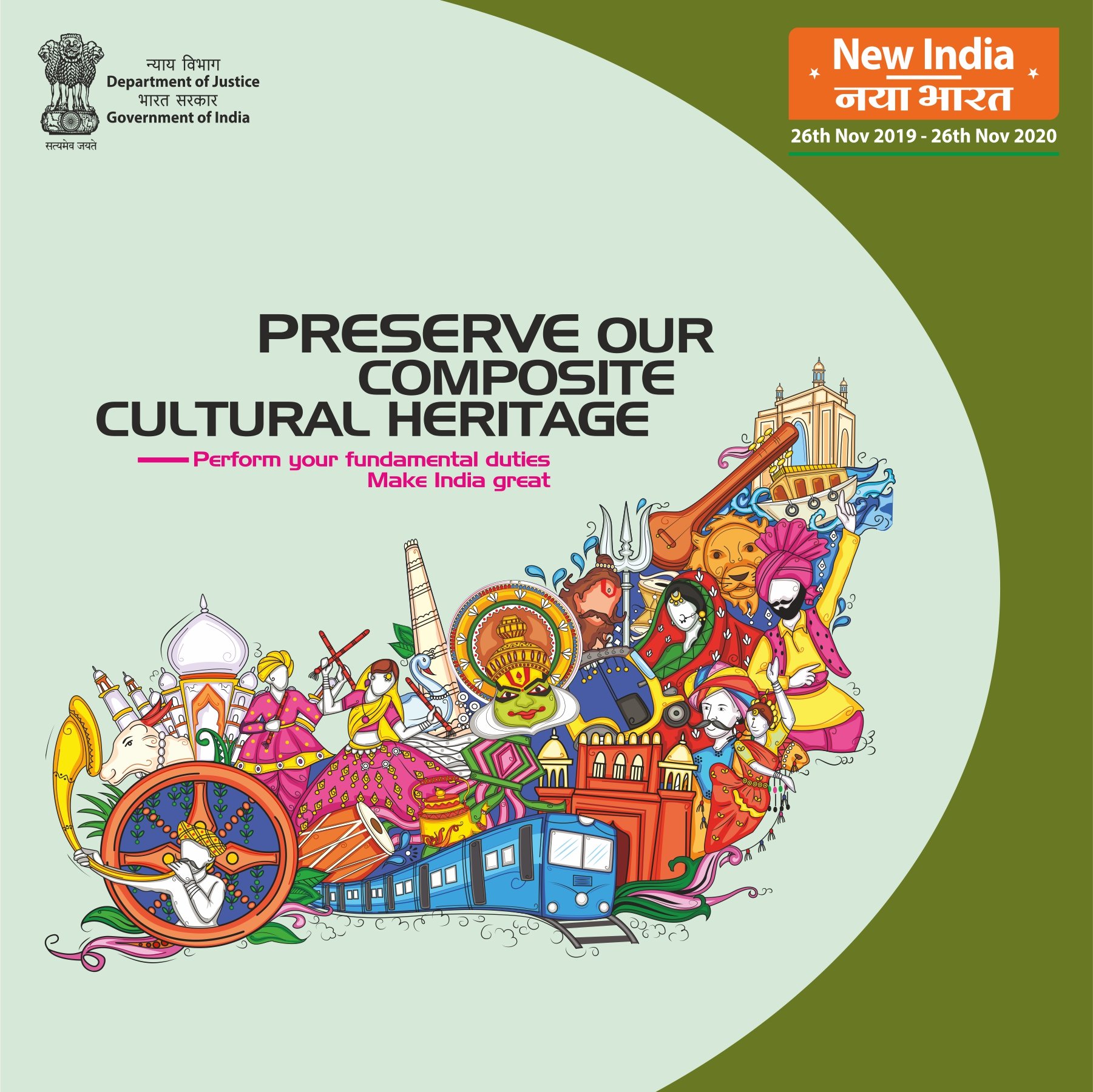 Poster Making On Indian Culture And Heritage