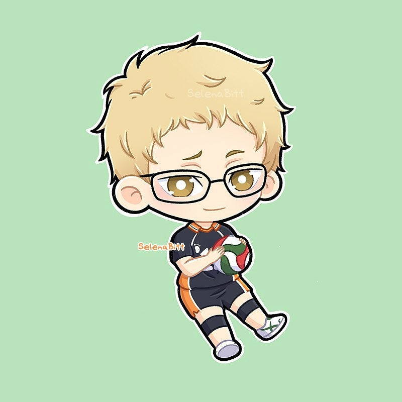 Haikyuu Tsukishima Chibi