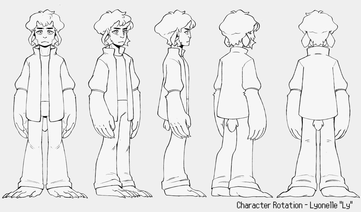 「made this character rotation around the end of last year. no」Izzie !💫の漫画