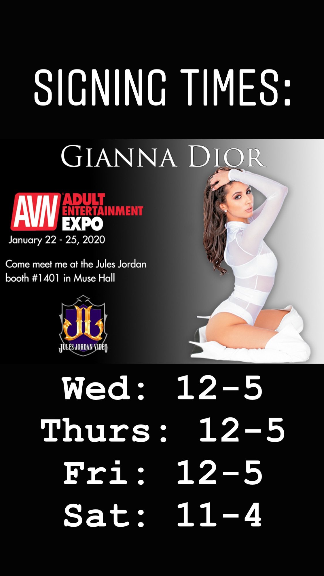 Gianna Dior On Twitter Come See Me At The Jules Jordan Booth Today