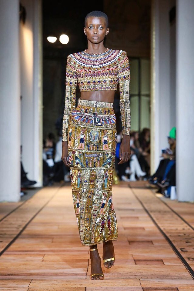 Egyptian Inspired Runway Fashion