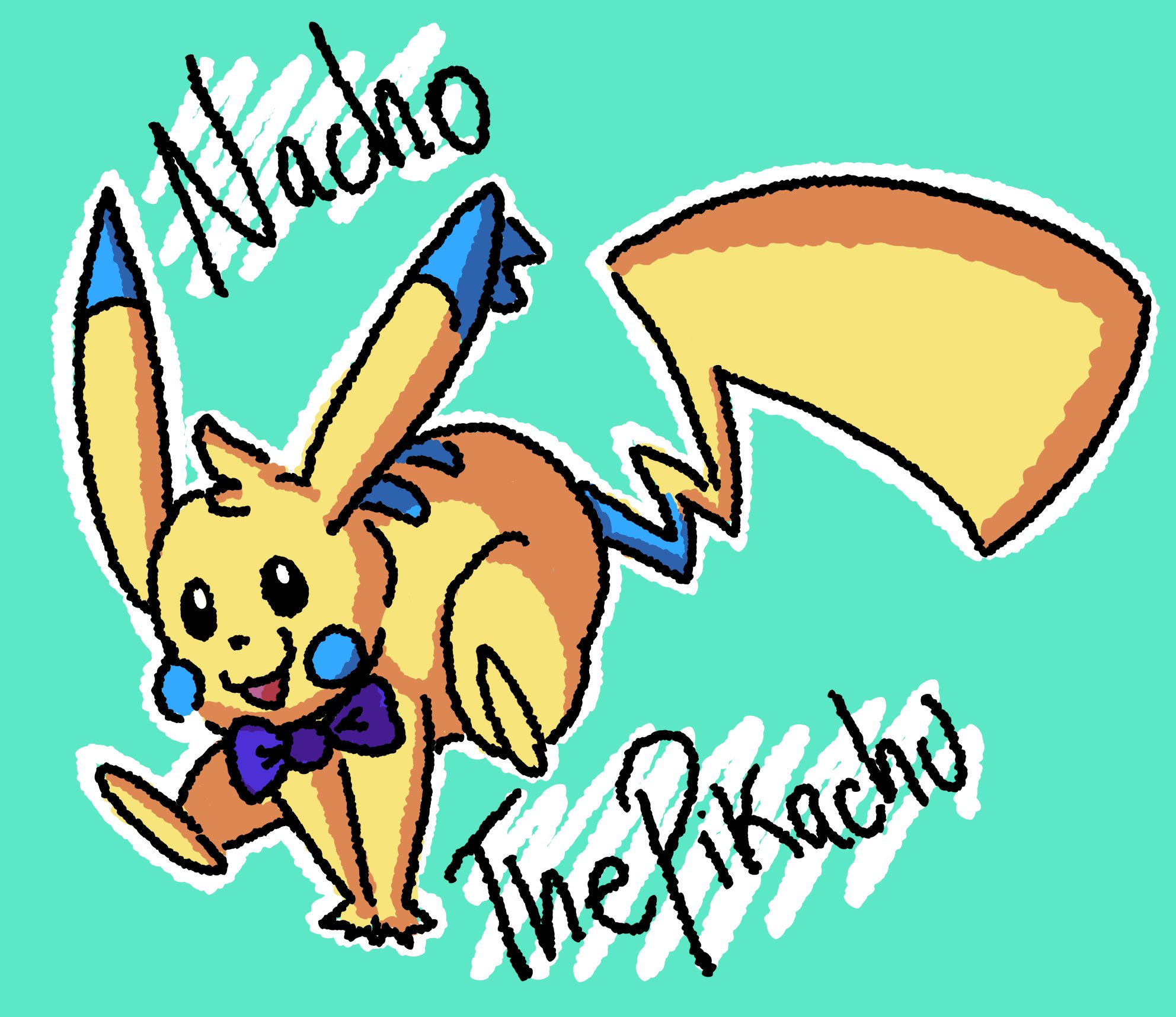 Cute Pikachu Couple Drawings
