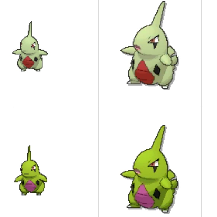 Shiny Larvitar Sprite