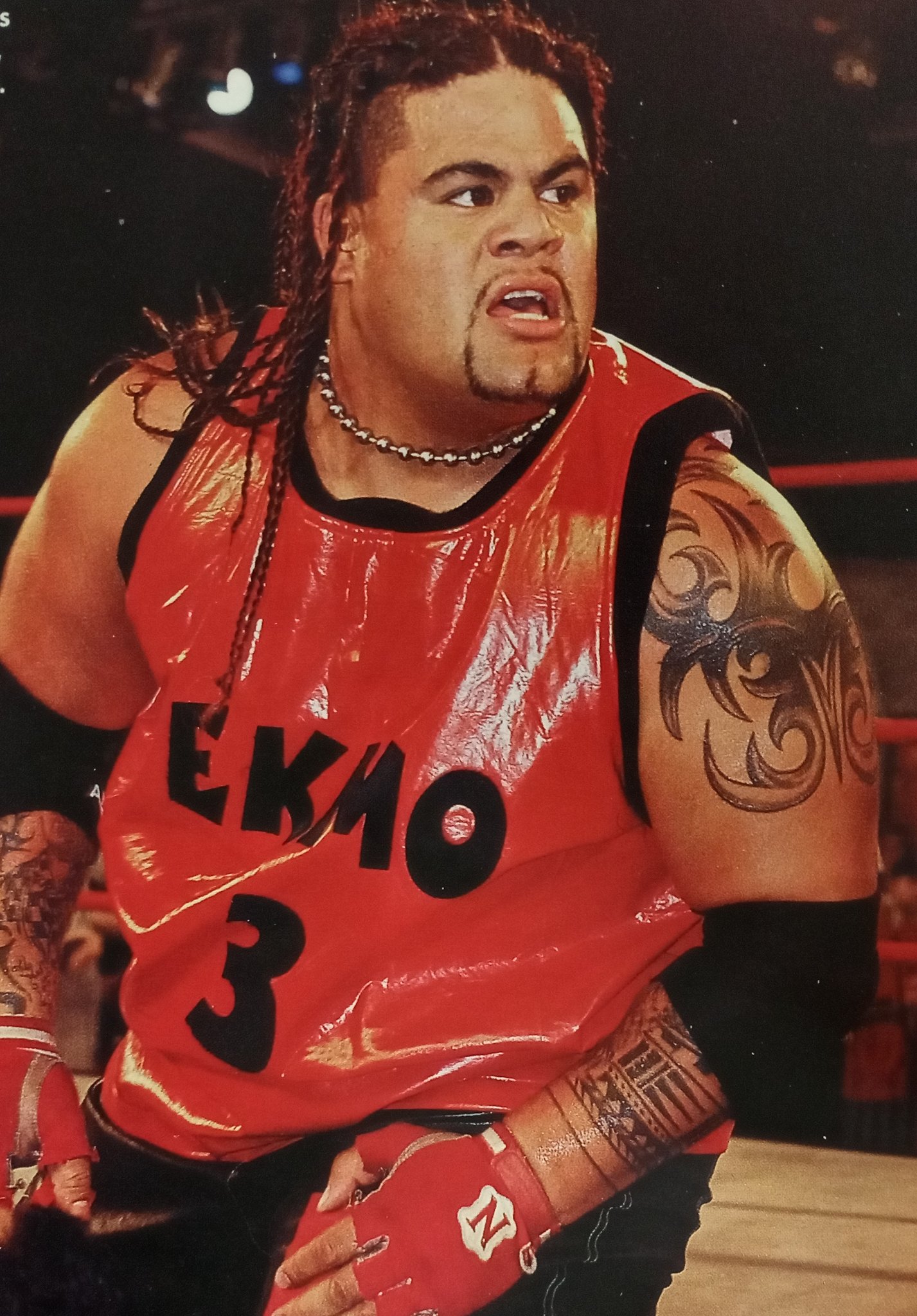 Eddie Fatu Tattoos Eddie A Beautiful Picture Of Umaga, Holding
