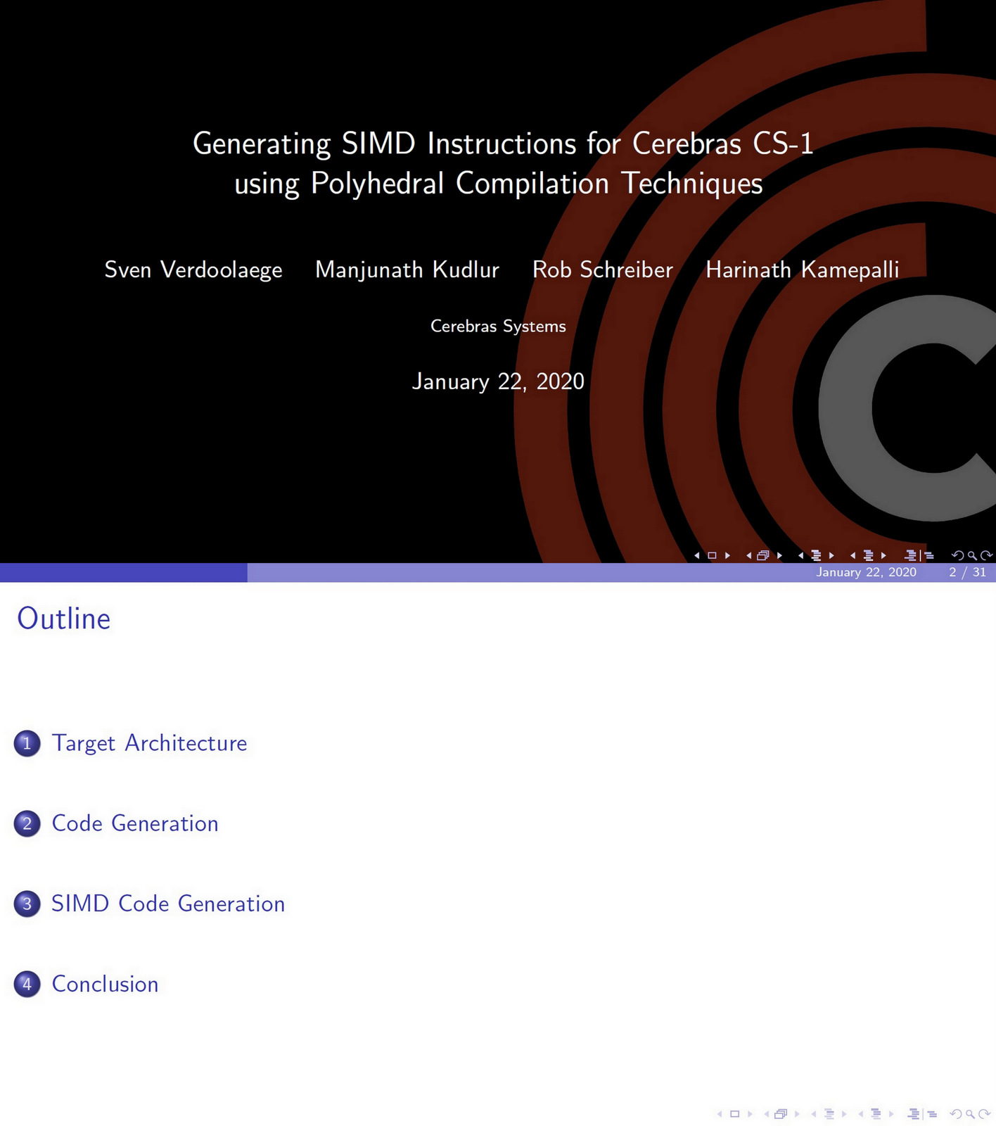 OGAWA, Tadashi on Twitter: "=> "Generating SIMD Instructions for @CerebrasSystems CS-1 using ...