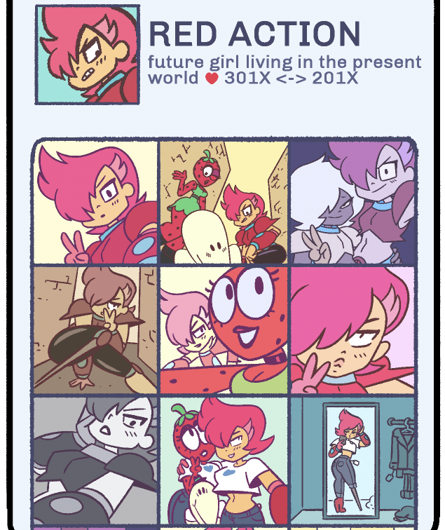 「Red's Social Media page. from "Back In Red Action" https://t」ianjqの漫画