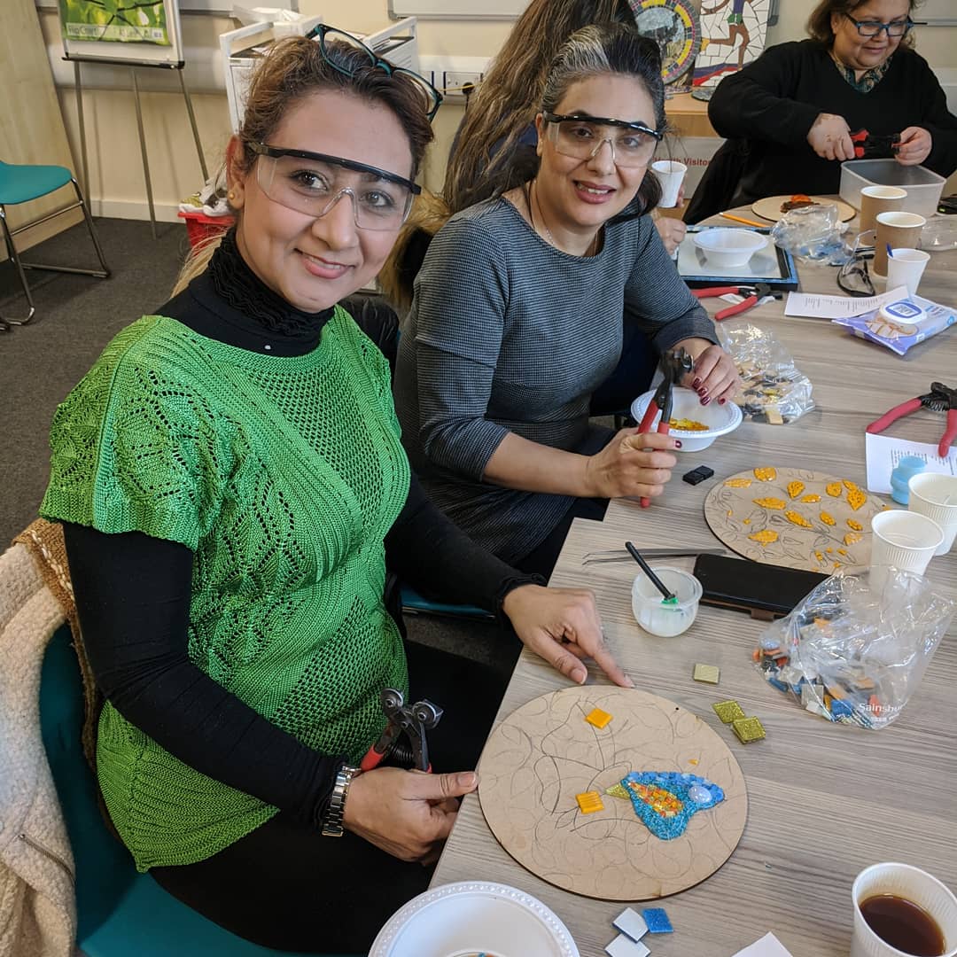 Montet Designs on Twitter: "More gorgeous works in progress at @IPOPplay1 parent mosaic course ...