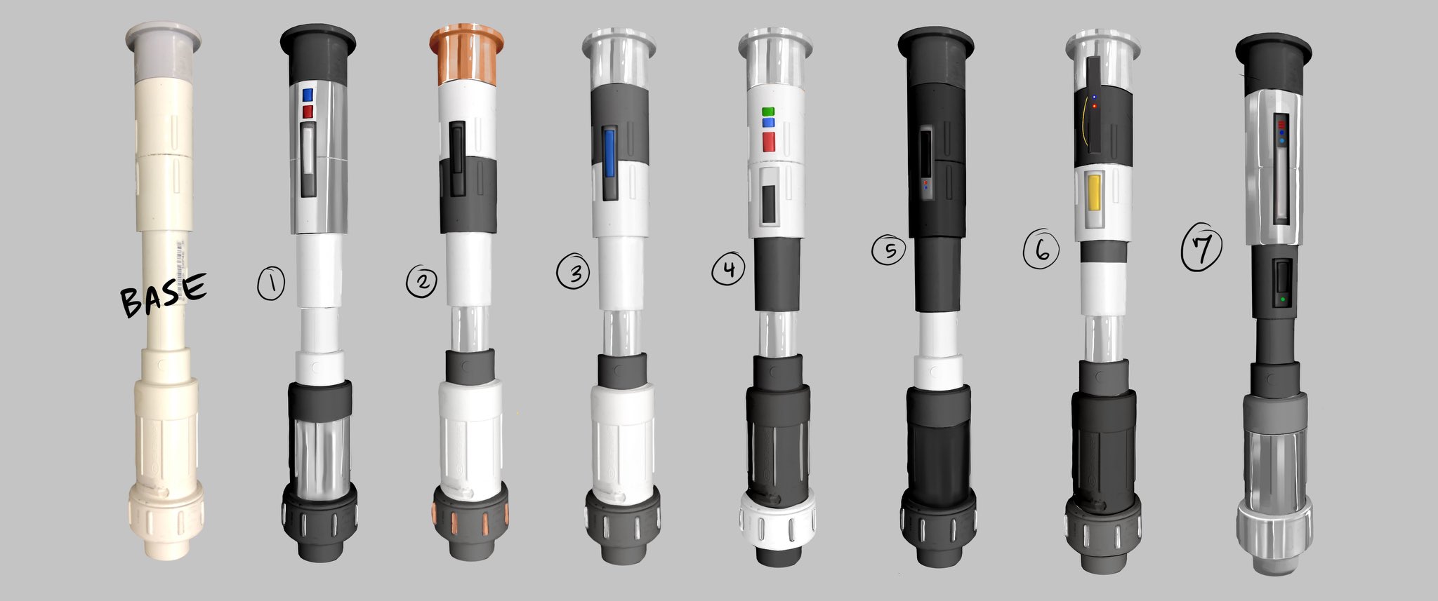 Lightsaber Hilt Designs