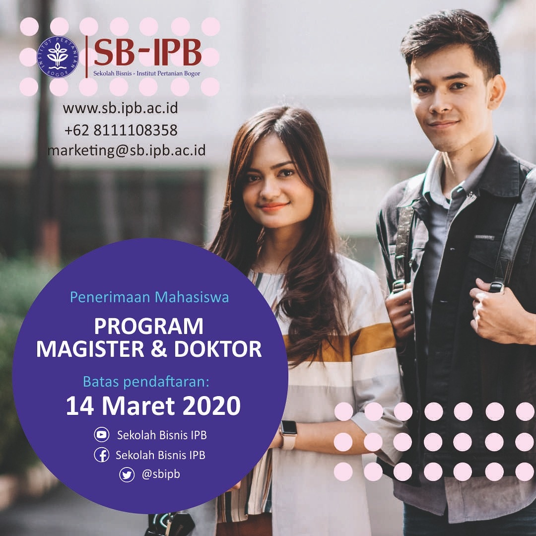 SB IPB University on Twitter: "Sekolah Bisnis IPB kembali membuka kesempatan bagi kandidat ...