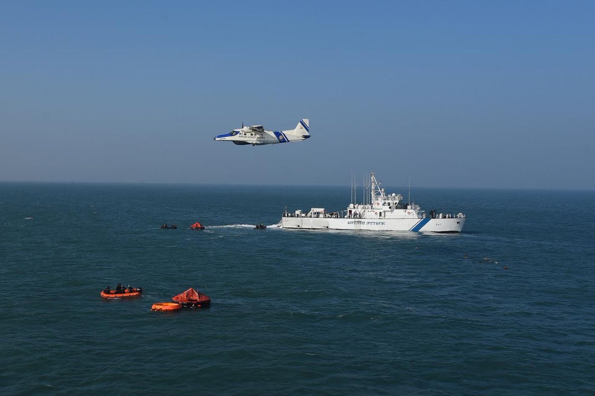 Indian coast guard conducts maritime search and rescue exercise Re ...