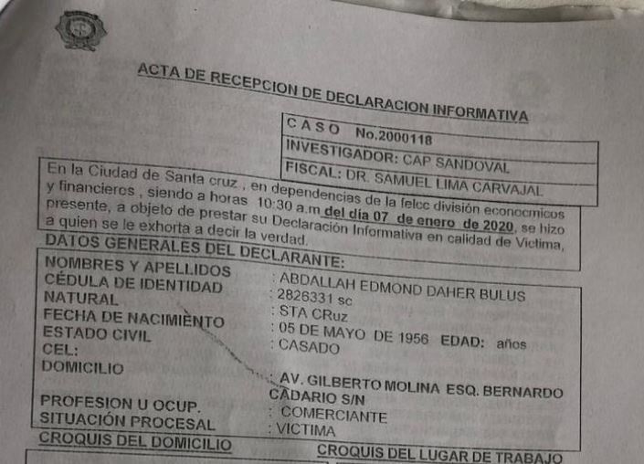 Asuntos Centrales on Twitter: "Empresario Abdallah Daher revela que lo extorsionaron para ...